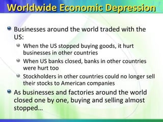 Treaty of versaille and great depression | PPT
