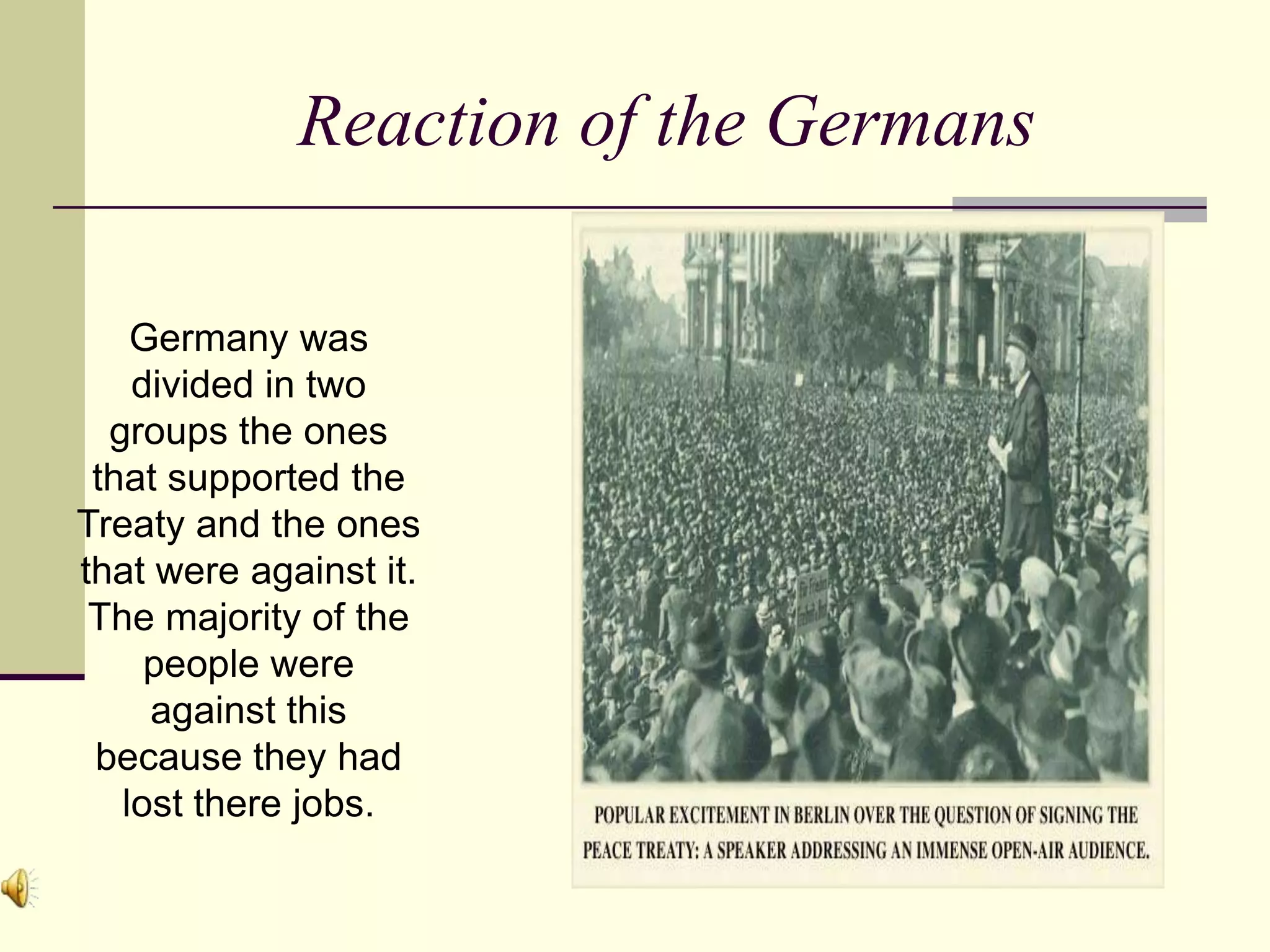 Treaty Of Versailles | PPTX