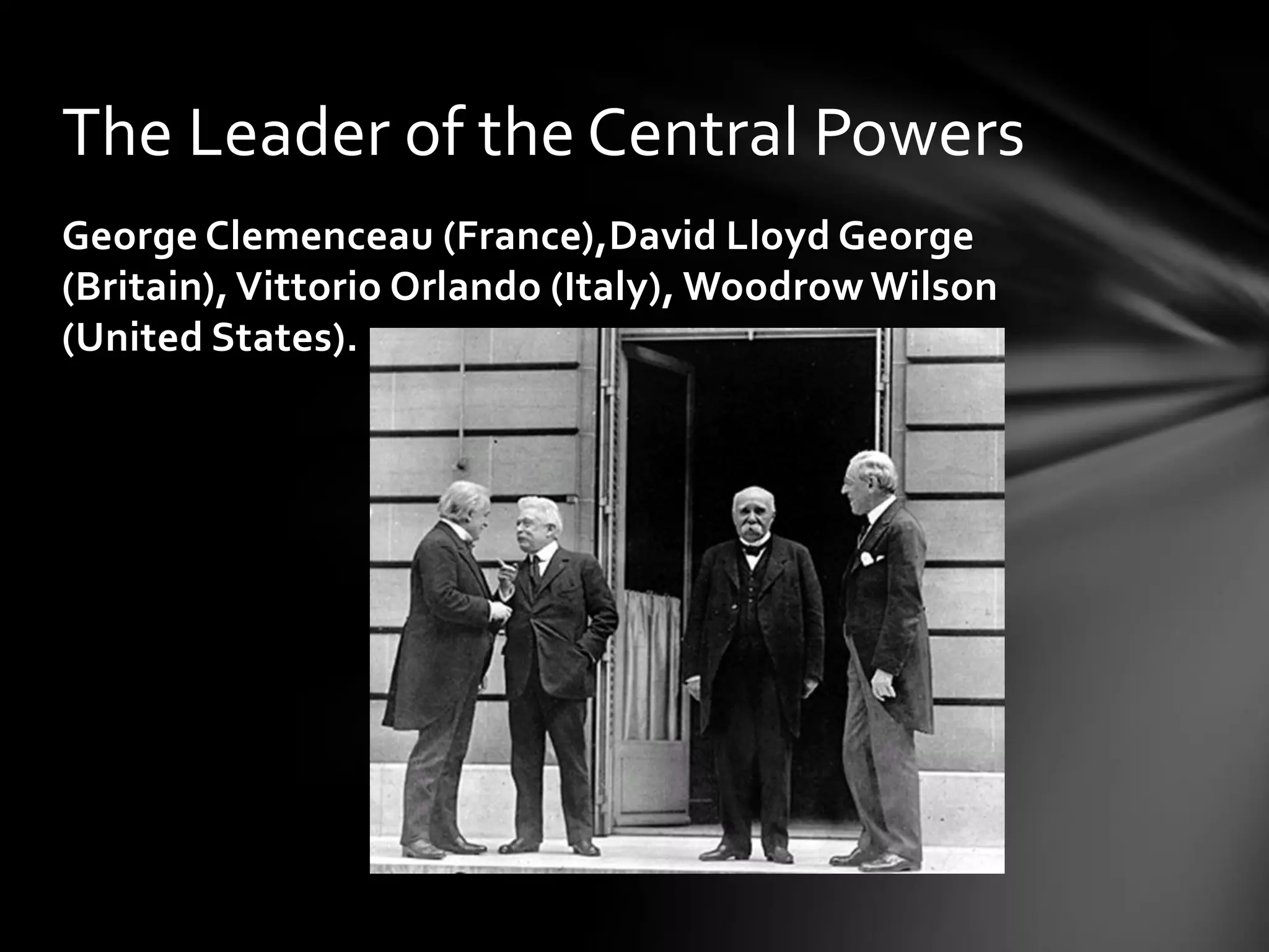 Treaty of versailles | PPTX