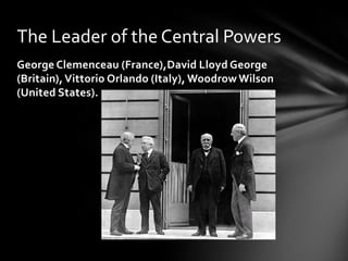 Treaty of versailles | PPTX