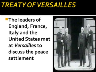 Treaty of versailles | PPT