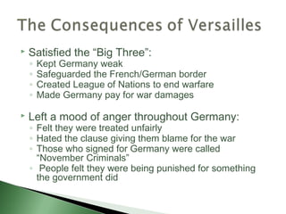 Treaty of Versailles Exercise | PPT