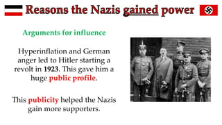 Reasons the Nazis gained power - Treaty of versailles | PPTX
