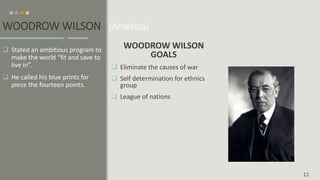 Slides explaining the Treaty of Versailles | PPTX