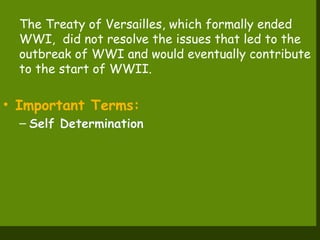 Treaty_of_Versailles power point presentation grade 8 | PPT