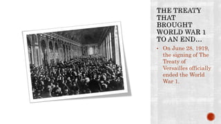 Treaty of Versailles, 1919 | PPTX