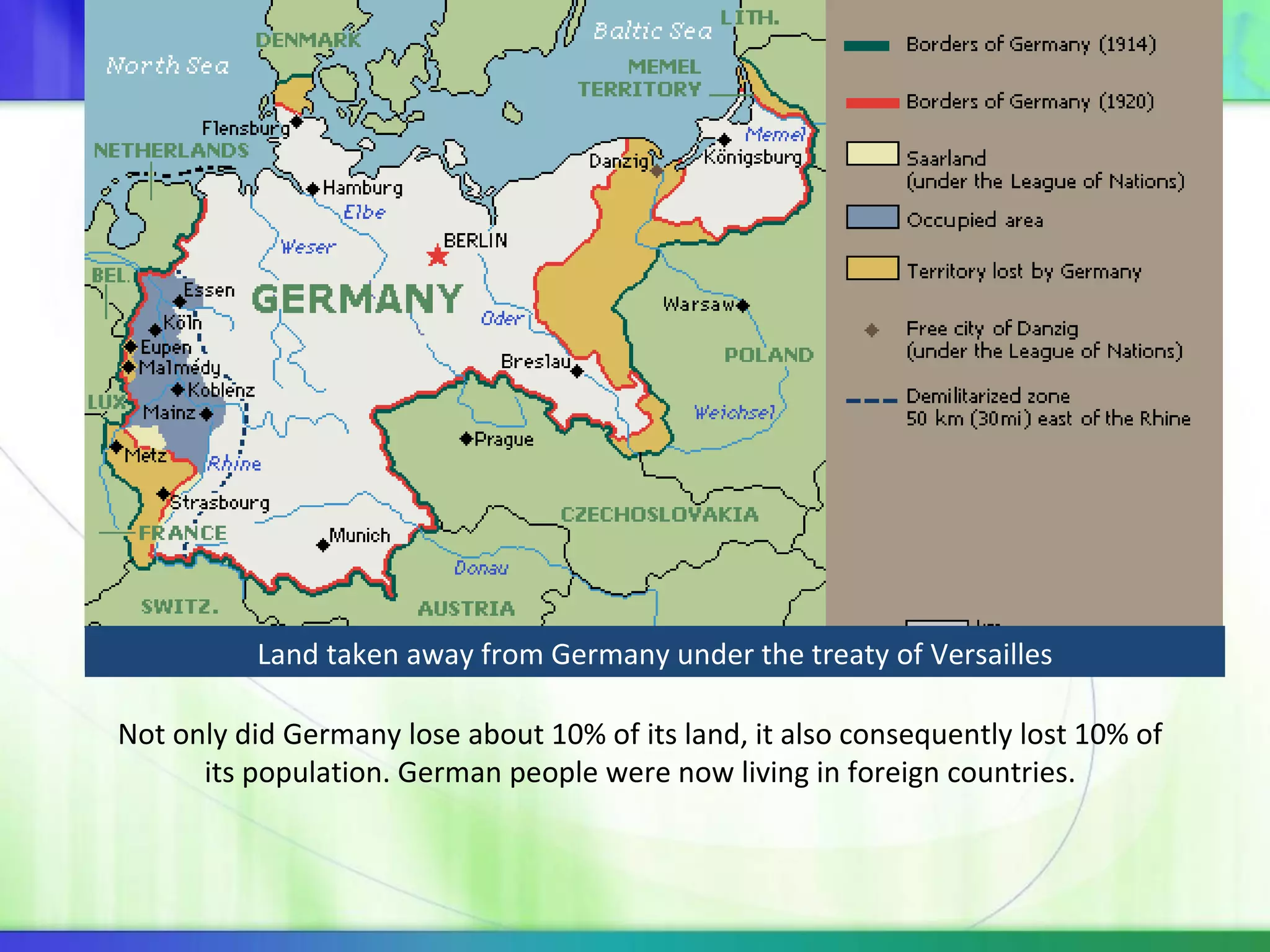 Treaty of Versailles and World Depression | PPT