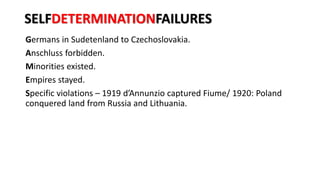 CAMBRIDGE IGCSE HISTORY REVISION 1 - TREATY OF VERSAILLES | PPTX