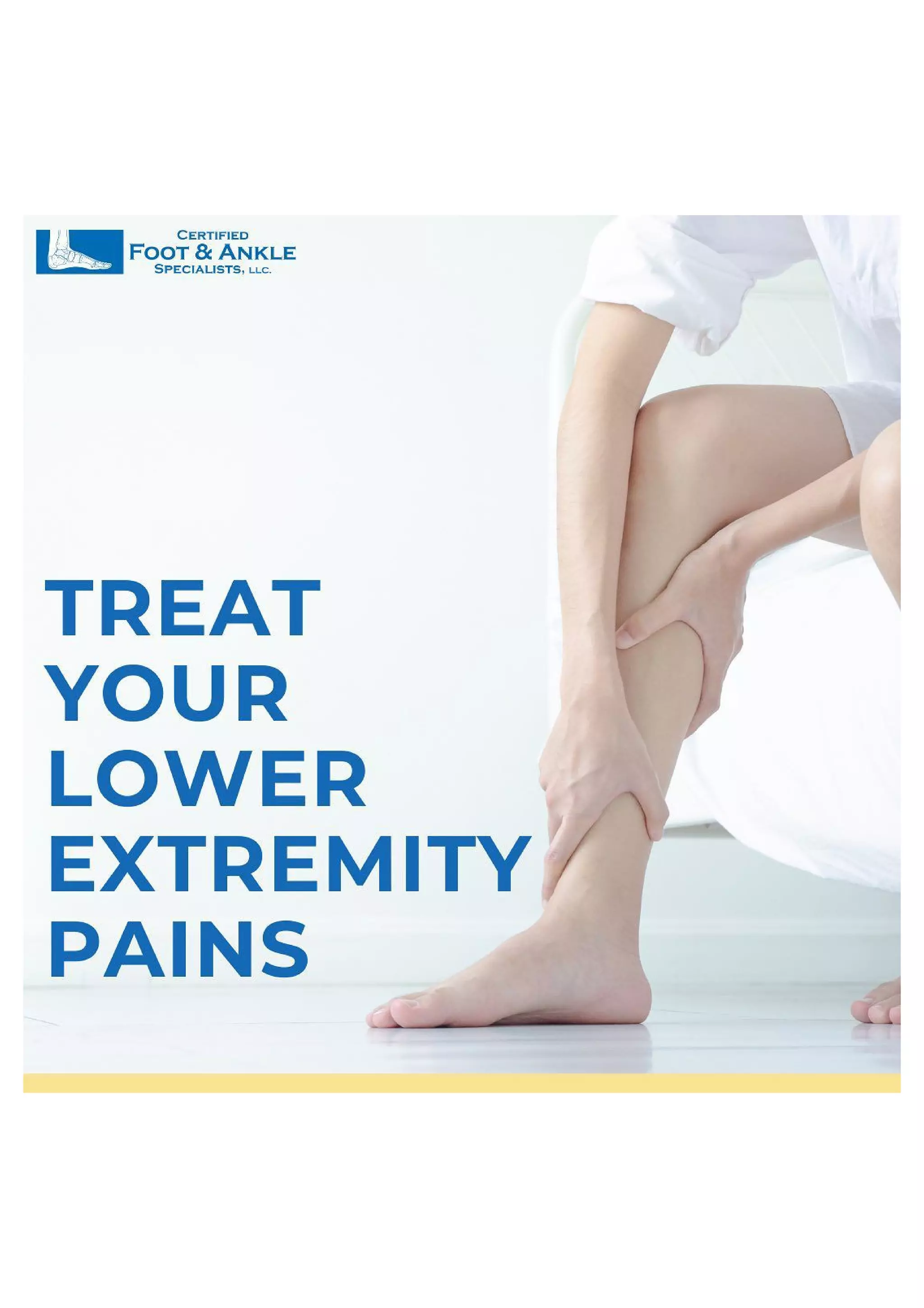 Treat Your Lower Extremity Pain | PDF