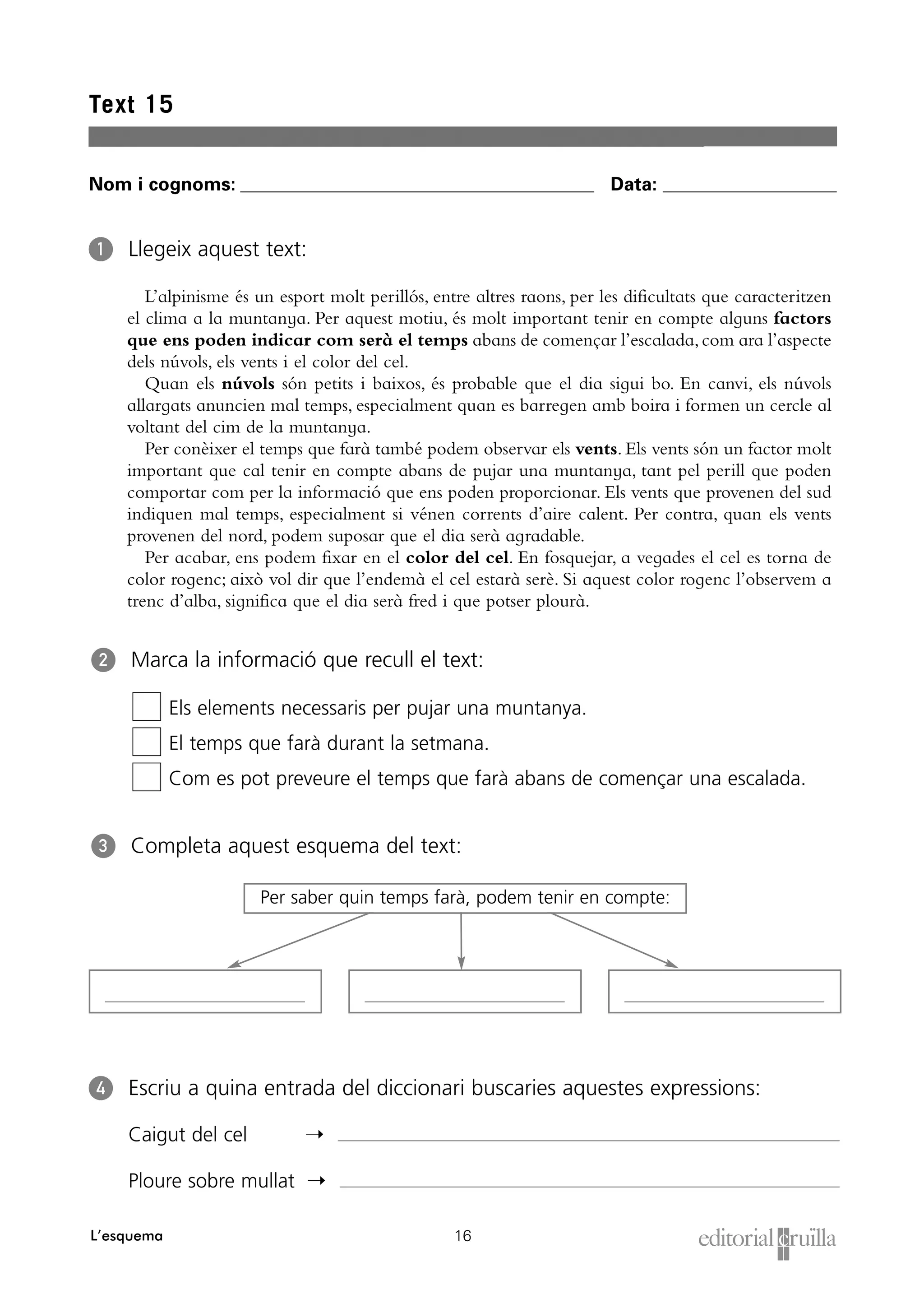 Treballem textos comprensio en català | PDF