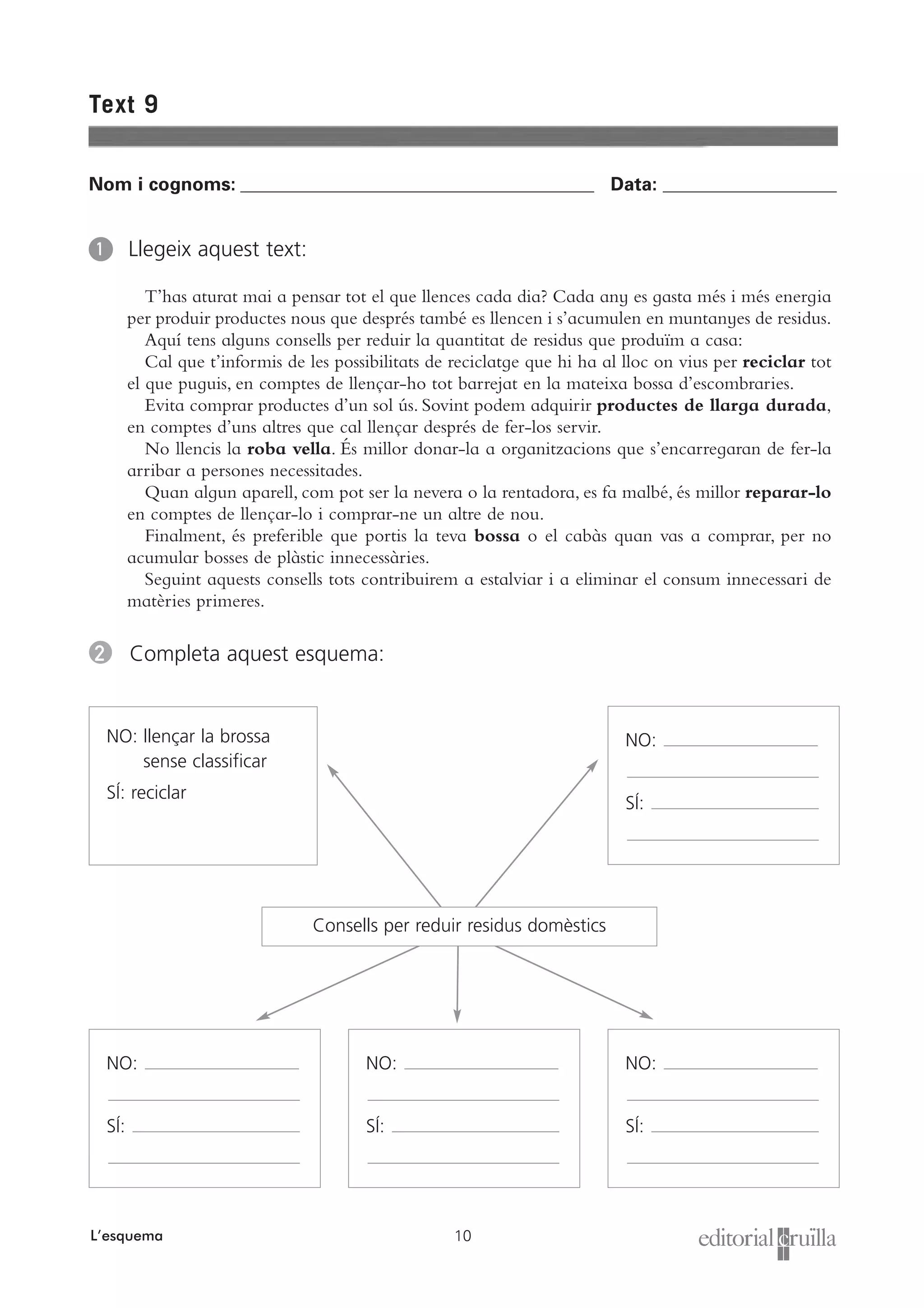 Treballem textos comprensio_catala_6 | PDF