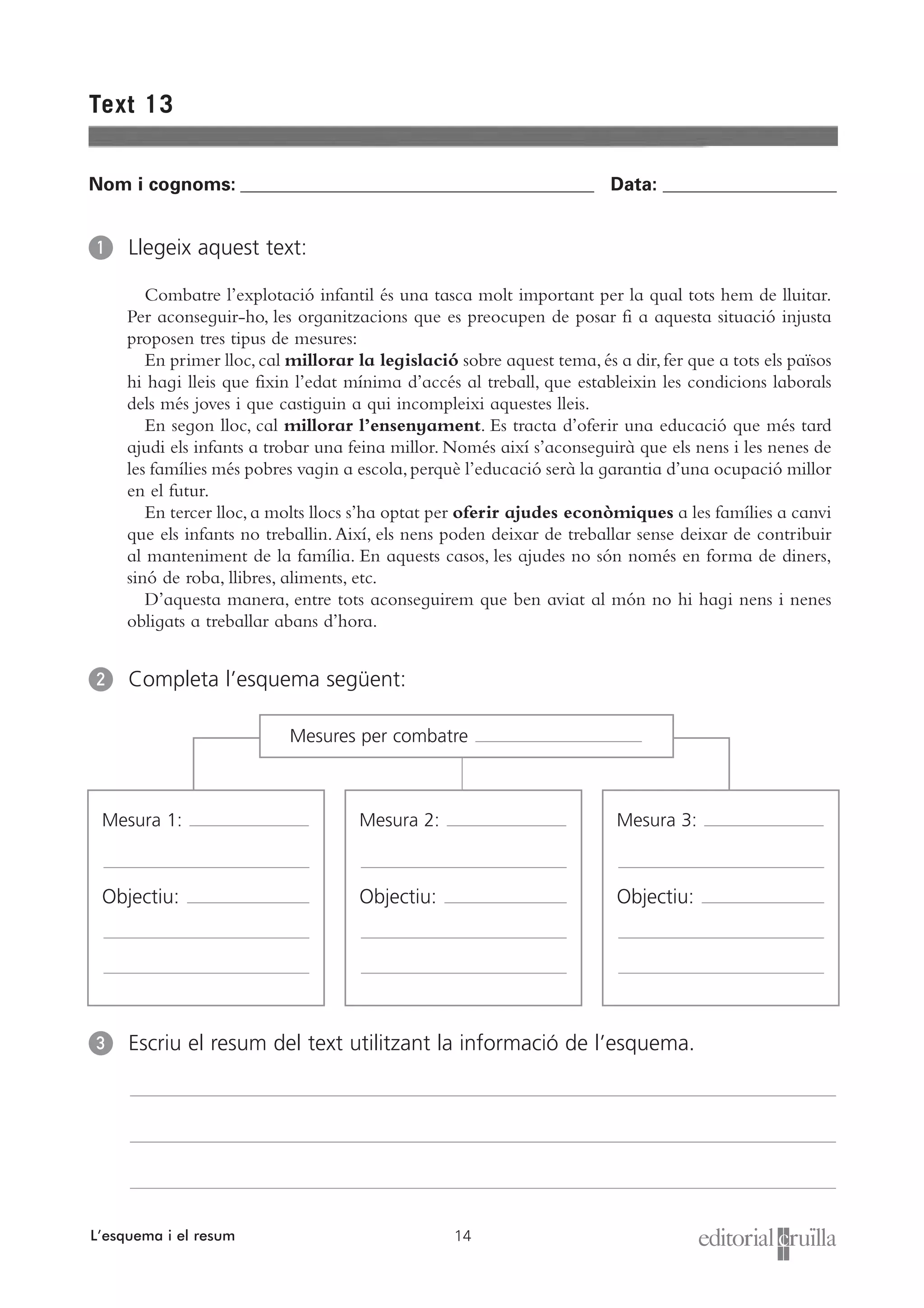Treballem textos comprensio_catala_6 | PDF