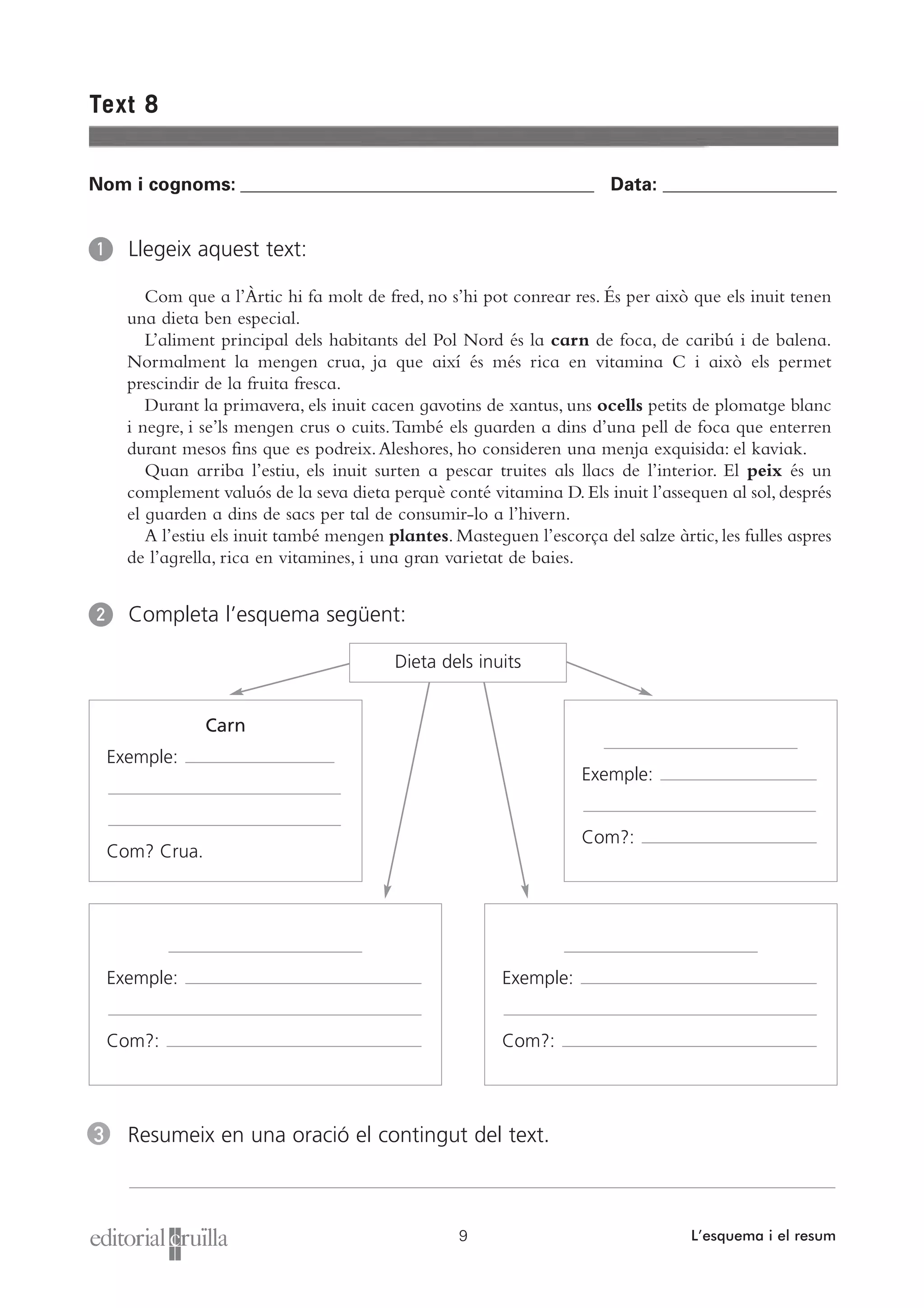 Treballem textos comprensio_catala_6 | PDF