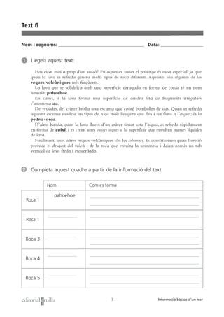 Treballem textos comprensio_catala_6 | PDF