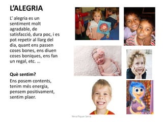 Treball les emocions nina piquer | PPTX