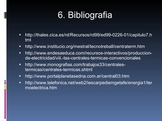 Centrales Termoeléctricas de Cogeneración | PPT