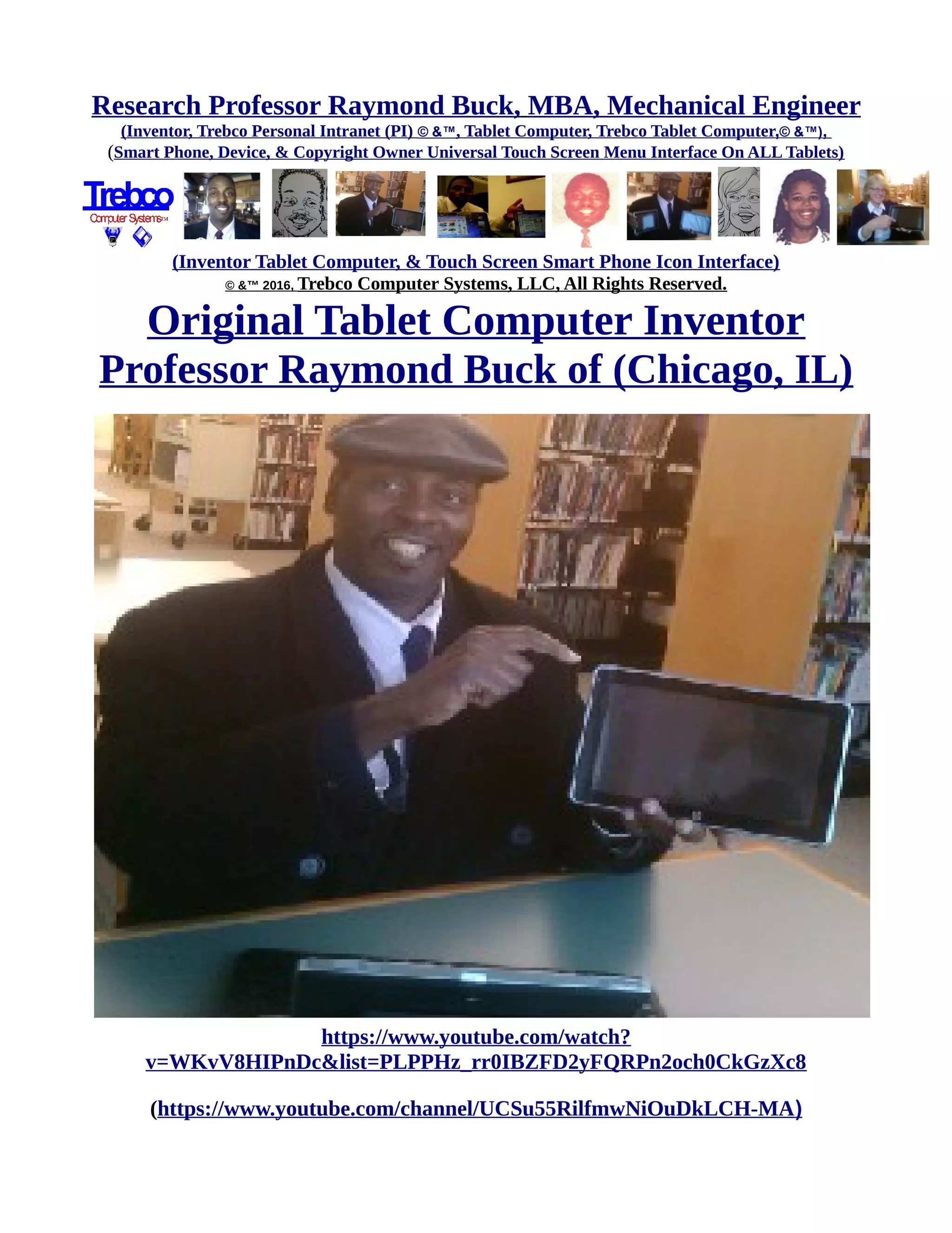 Trebco Tablet (By Professor Raymond Buck) | PDF | Operating Systems ...