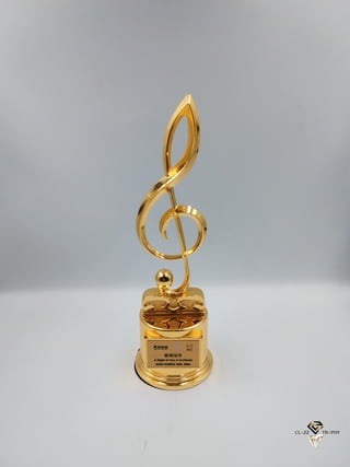 Treble Clef Music Note Trophy at Clazz Trophy Malaysia | #1 Reliable ...