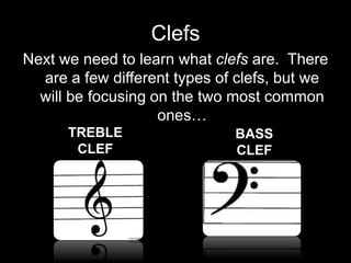 Treble clef reading | PPTX