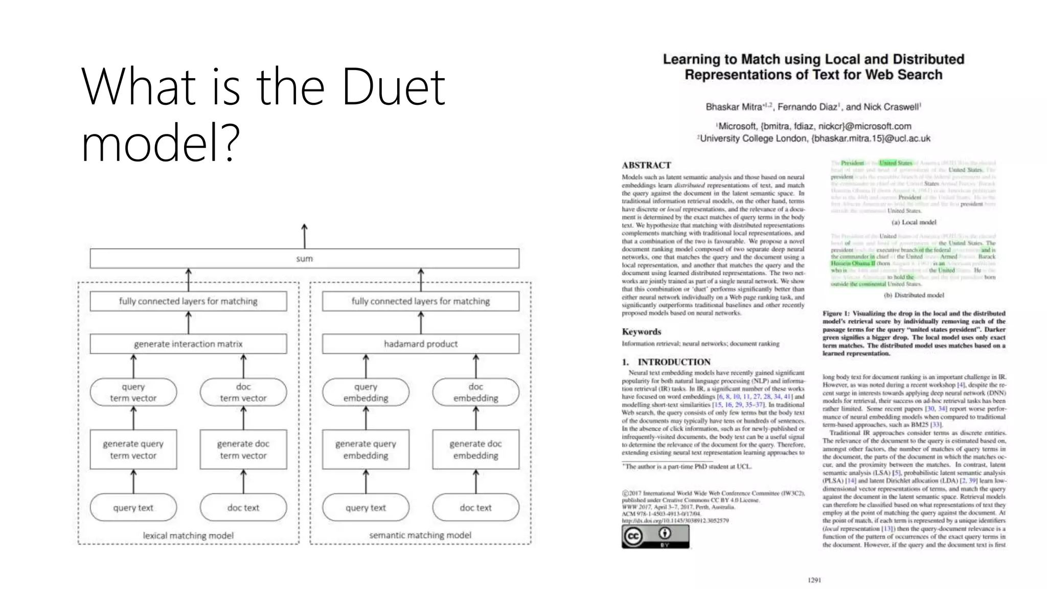 Duet @ TREC 2019 Deep Learning Track | PPT