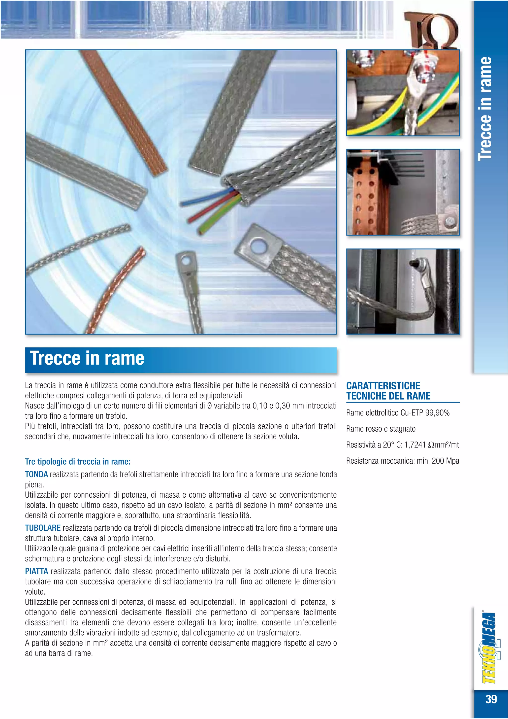 Trecce di Rame Stagnato e Rame Rosso | PDF