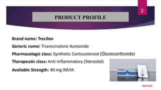 Trecilon (Triamcinolone Acetonide) | PPT
