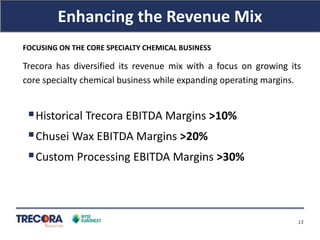 Trecora investor presentation 1014 | PDF