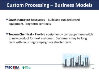 Trecora investor presentation 1014 | PDF