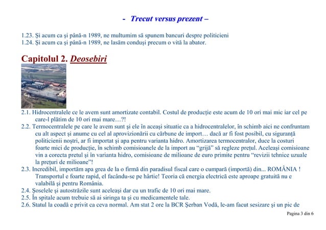 Trecut versus prezent | PPT