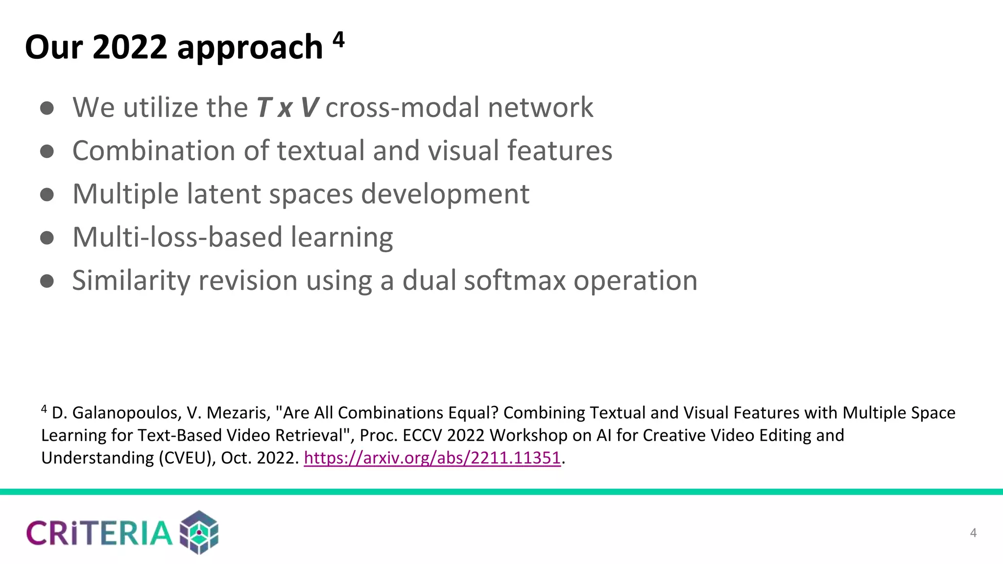 Combining textual and visual features for Ad-hoc Video Search | PPT