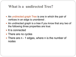 Tree(Directed and undirected tree) | PPTX
