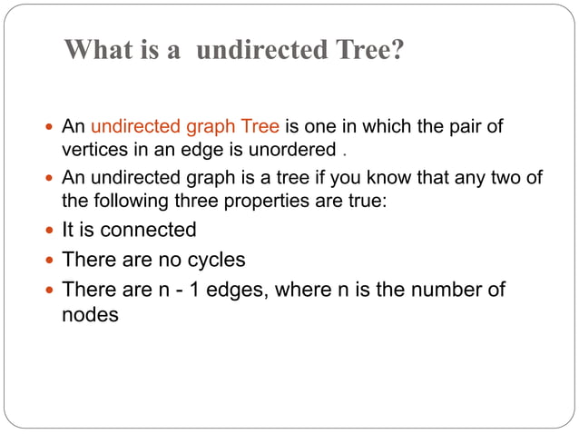 Tree(Directed and undirected tree)