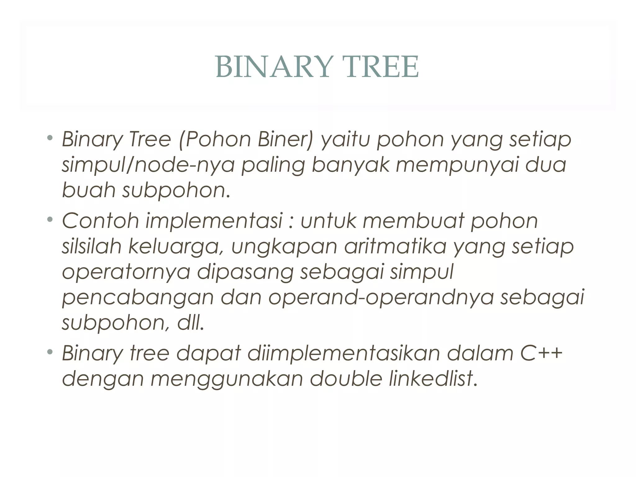 Materi Struktur Data Tree | PPT