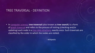 Tree Traversal #SalesforceSaturday | PPT
