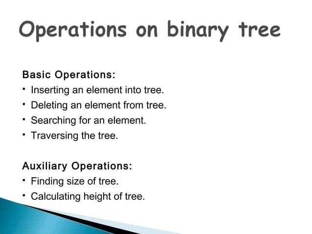 Tree-In Data Structure | PPT | Programming Languages | Computing