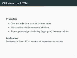 Introduction to Tree-LSTMs | PPT