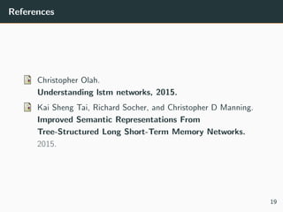Introduction to Tree-LSTMs | PPT