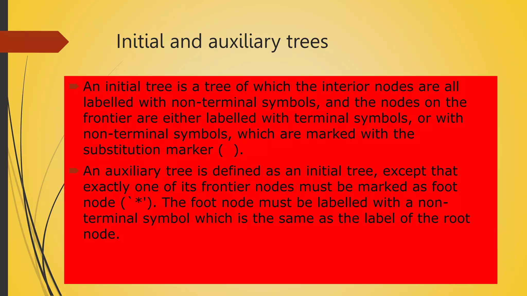 Tree Adjoining Grammar Pptx