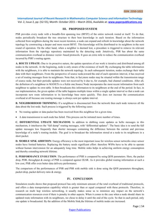 Tree Based Proactive Source Routing Protocol for MANETs | PDF