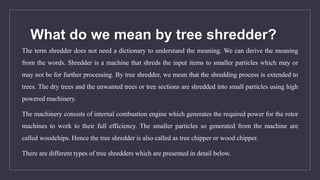 Tree Branch Shredder | PROSINO | PPTX