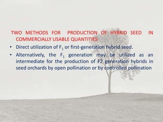 Tree breeding methods | PPTX