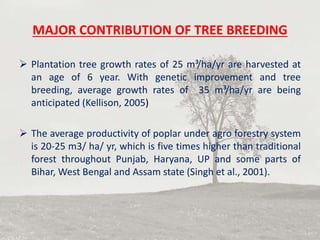 Tree breeding methods | PPT