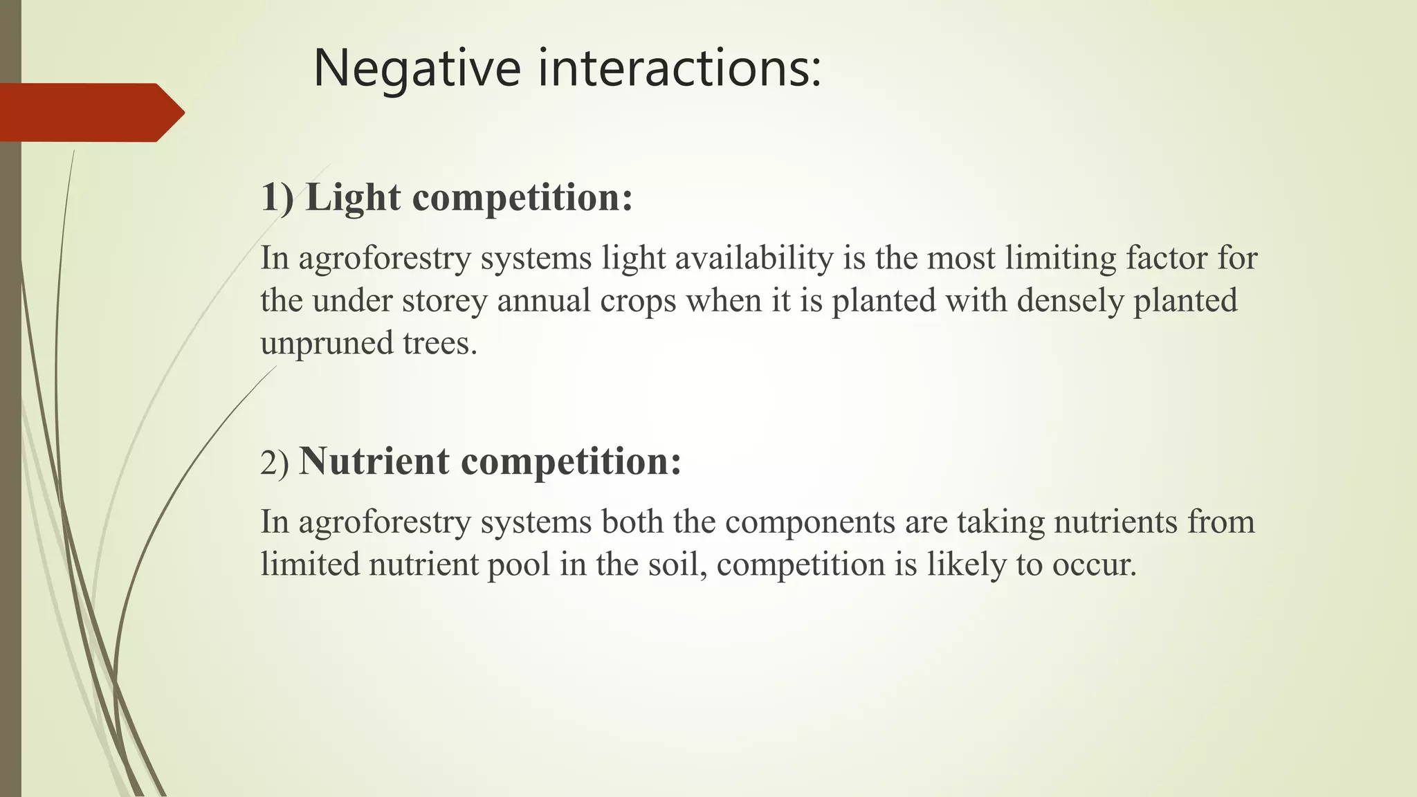 Tree crop interaction under agroforestry | PPTX