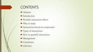 Tree crop interaction under agroforestry | PPTX