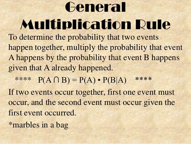 Tree diagrams & multiplication rule