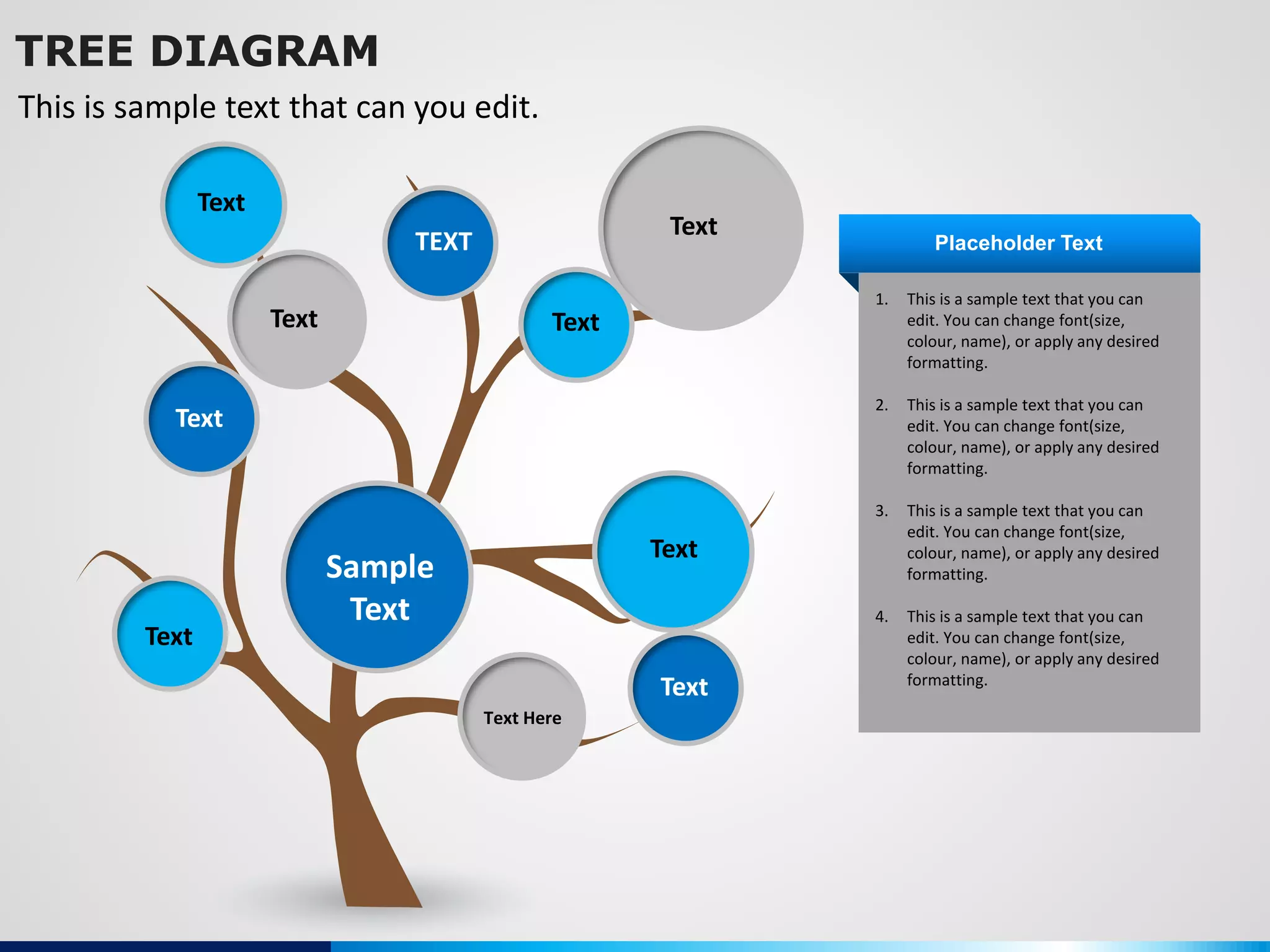 Tree diagram static | PPTX