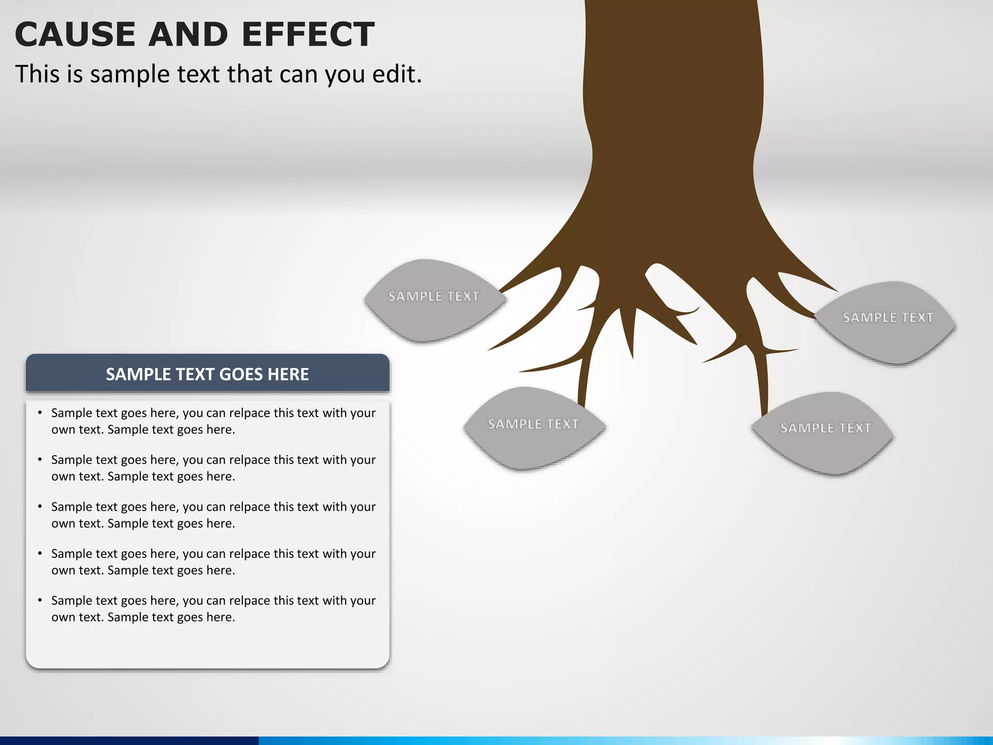 Tree diagram static | PPTX