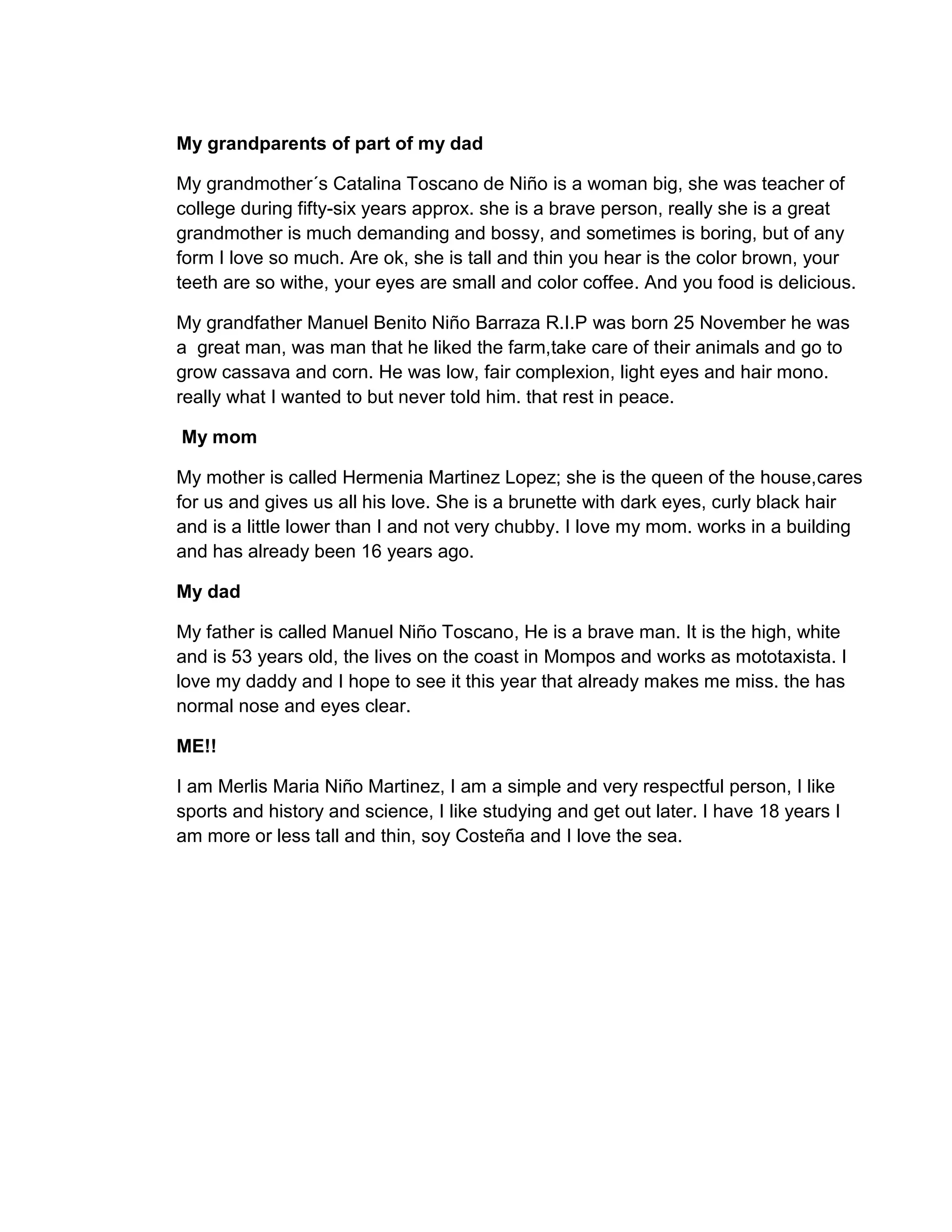 Tree familiar | DOCX