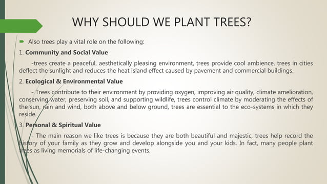 Tree for life | PPTX