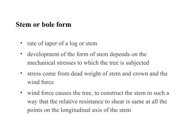 Tree forms | PPT | Physics | Science